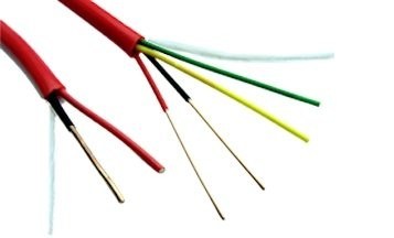 FPL Shielded Power Cable IEC60332 LSZH Sheath Solid Bare Copper Conductor