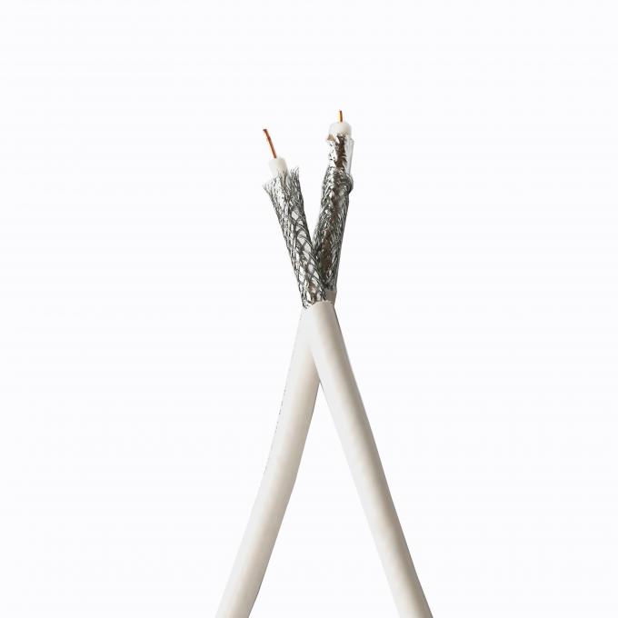 SYV75-5 PE Insulated Flexible Coaxial Cable RG6 RG11 RG59 High Performance